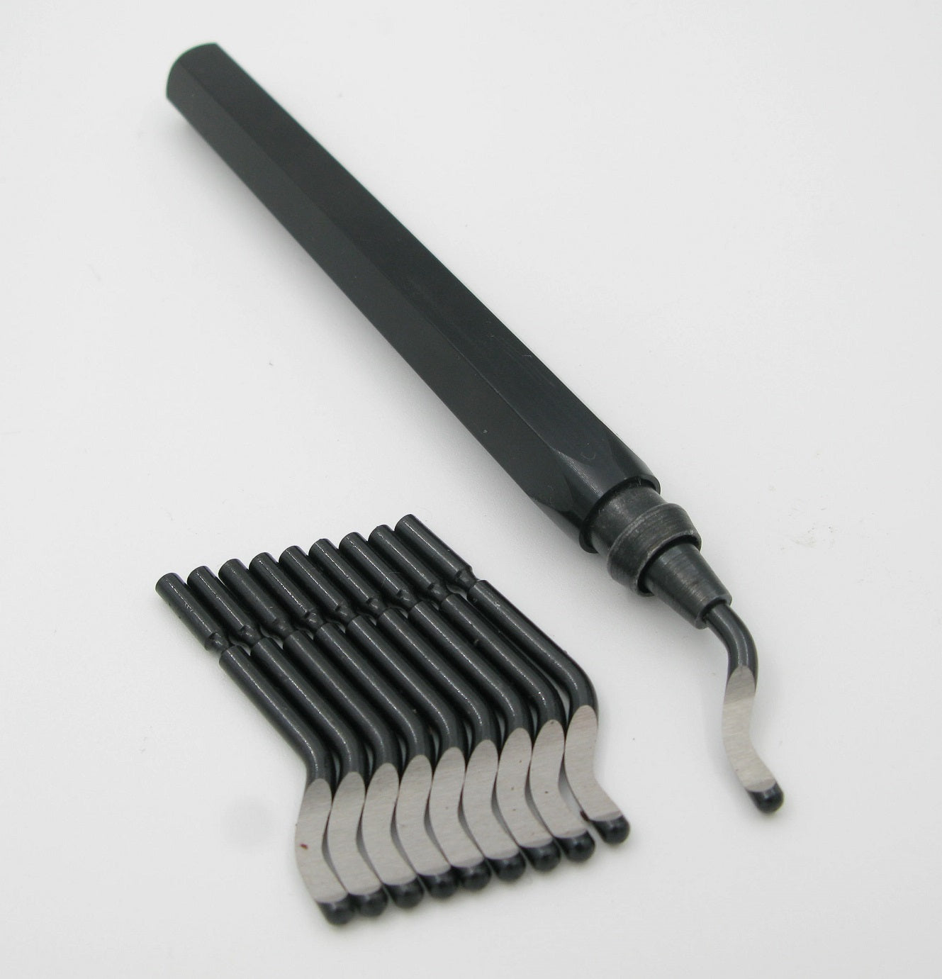 Deburring Handle Set with 10 Blades – VENTEDSTEAM